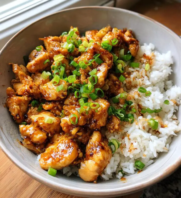 Honey Garlic Chicken Rice Bowl: 5-Star Comfort Dish – Vihaad Recipes