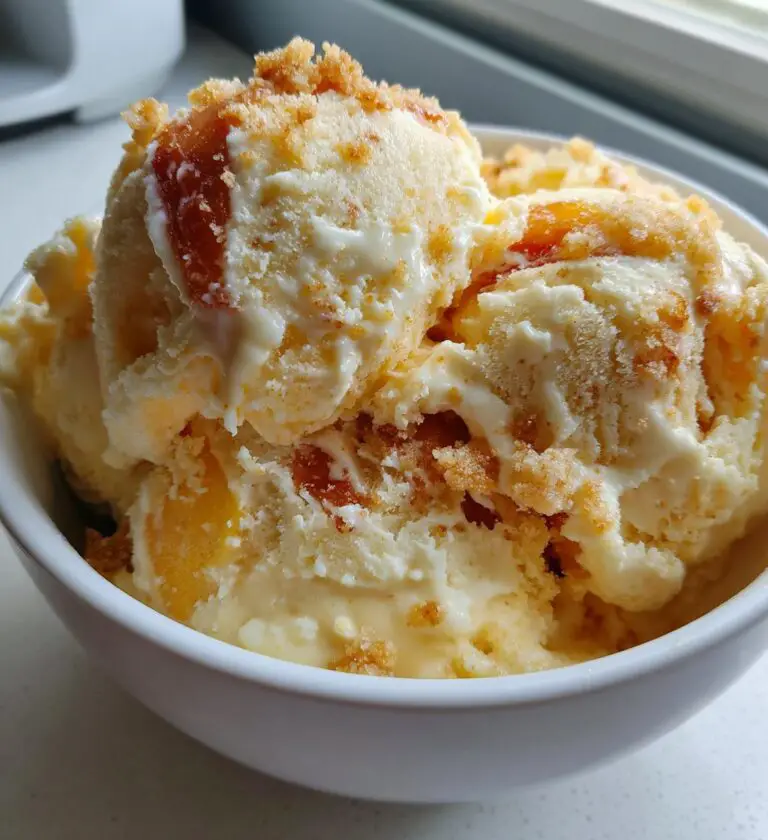Peach cobbler ice cream: 5 steps to pure bliss – Vihaad Recipes