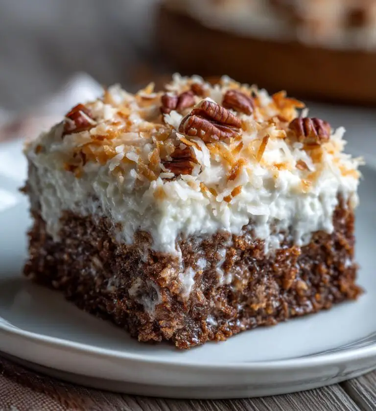 German Chocolate Poke Cake Recipe: 5 Steps to Pure Bliss – Vihaad Recipes
