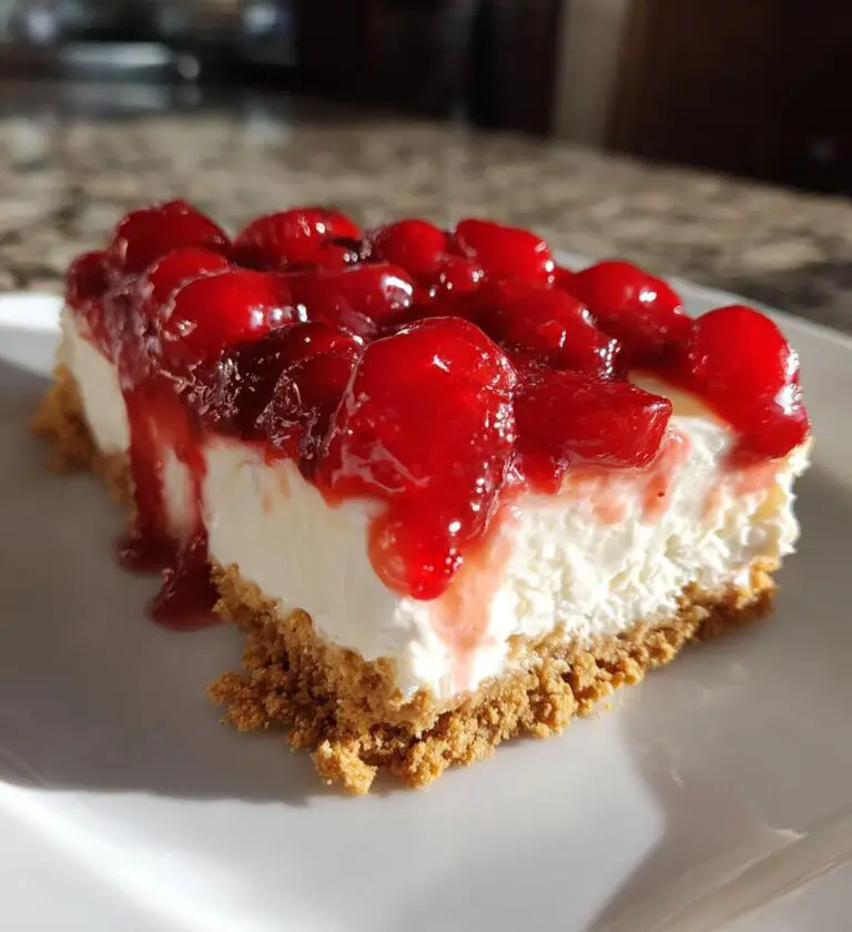 No Bake Cherry Yum Yum Recipe: 5 Irresistible Layers – Vihaad Recipes