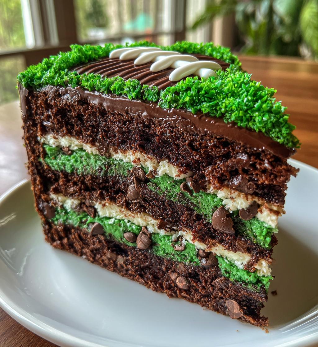 Brownie Football Cake: 12 Touchdowns in Every Bite – Vihaad Recipes