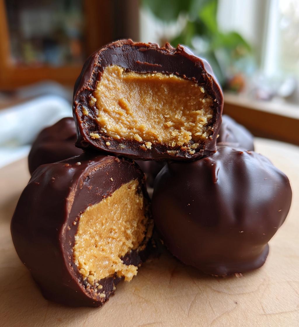 How to Make Buckeyes with Peanut Butter Powder Delightfully – Vihaad ...