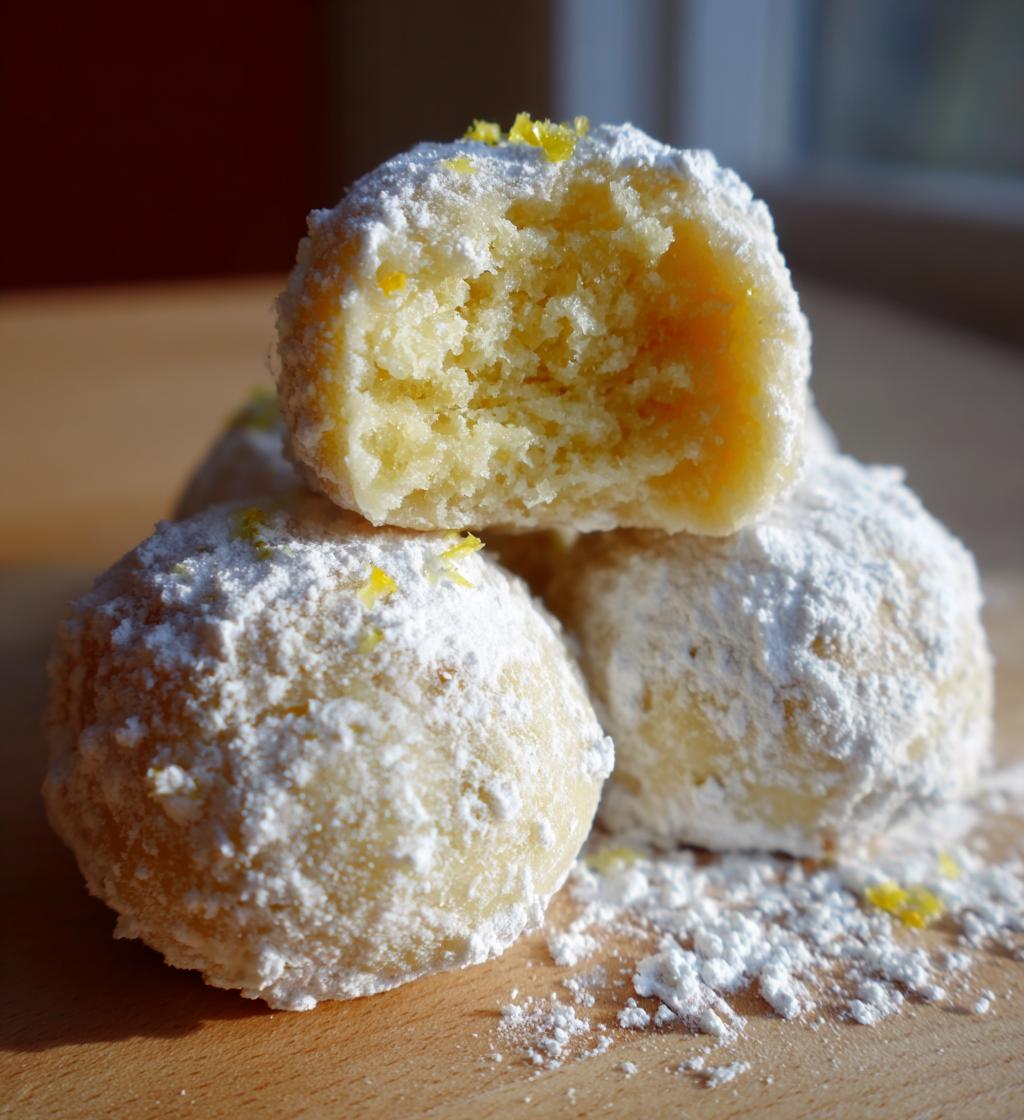 Lemon Snowball Cookies: 7 Sweet Moments of Joy – Vihaad Recipes
