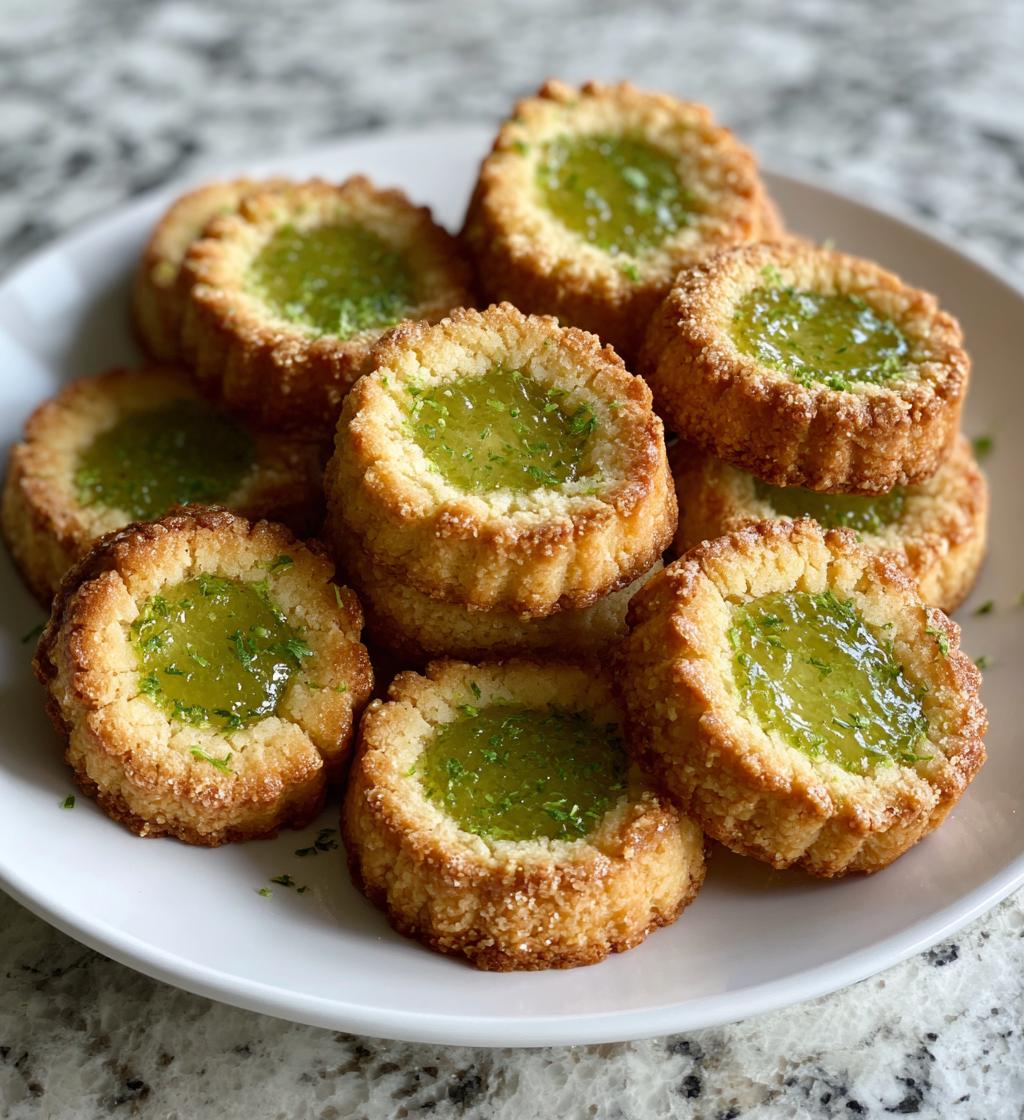 Lime Thumbprint Cookies That Bring Joy to Every Bite – Vihaad Recipes