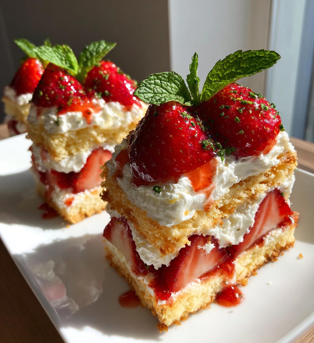 Peppermint Fizz Strawberry Shortcake: 5 Layers of Joy – Vihaad Recipes
