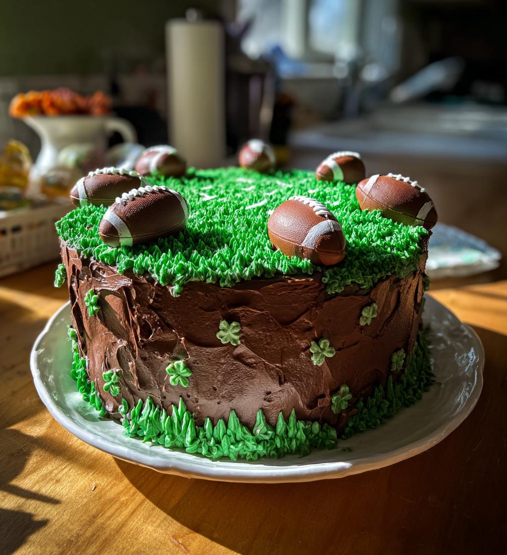 Stadium Cake Football: Score Big with This Happy Treat – Vihaad Recipes